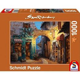 SCHMIDT Sam Park Gässchen am Comer See Puzzle, 1000 Teile