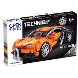 OPEN BRICKS Technic Car OB-WS0904 Orangener Sportwagen Bausatz