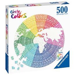 Ravensburger Circle of Colors Mandala Puzzle, 500 Teile