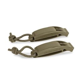 Mil-Tec Signalpfeife Tactical Molle 2er Set coyote