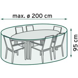 TrendLine Schutzhülle Basic Sitzgruppen Ø 200x95 cm Abdeckung Gartenmöbel Hülle