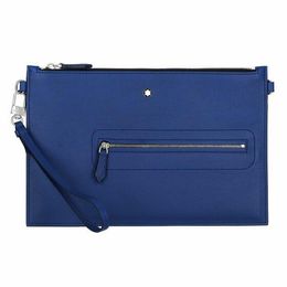 Montblanc Meisterstück Selection Herrentasche Leder 30 cm cobalt