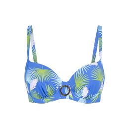 Lingadore Bikinitop Damen Gr&ouml;&szlig;e 80 blau / gr&uuml;n / wei&szlig;