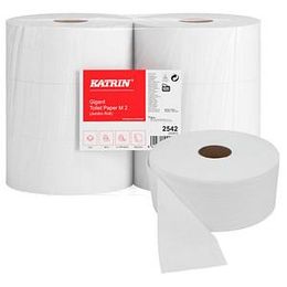 Katrin Jumbo-Toilettenpapier Gigant M2 2-lagig, 6 Rollen