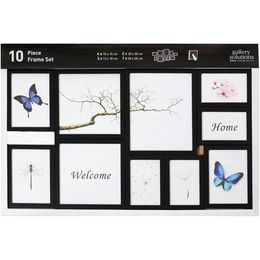 NIELSEN DESIGN Nielsen 10er Frame Set schwarz Kunststoff Wechselrahmen 8999176