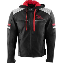 Rusty Stitches Jari Hooded V2, Lederjacke