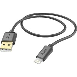 Hama USB-A auf Lightning, Ladekabel, 1,5 m, Schwarz