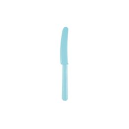 Amscan Einweggabel 10 Messer azurblau Plastik 17
