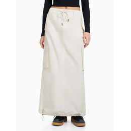 Bershka Skirt female White size M