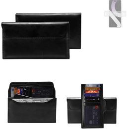 K-S-Trade Handyhülle für Xiaomi Civi 2, Handy Hülle Schutz Hülle Tasche Schutz Case Handytasche, schwarz