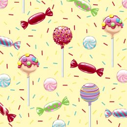 Paper+Design Papierserviette Candy Bar, (20 St), 33 cm x 33 cm