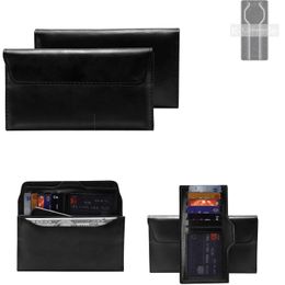 K-S-Trade Handyhülle für Huawei Mate 50 RS, Handy Hülle Schutz Hülle Tasche Schutz Case Handytasche, schwarz
