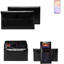 K-S-Trade Handyhülle für ZTE Voyage 30S 5G, Handy Hülle Schutz Hülle Tasche Schutz Case Handytasche, schwarz