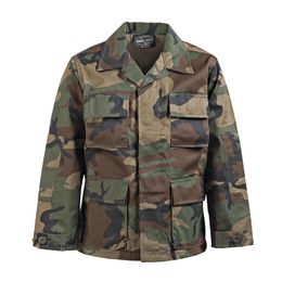 Mil-Tec US BDU Jacke Kids woodland, Größe XL