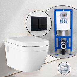 Grohe Euro Keramik Komplett-SET Wand-WC mit neeos Vorwandelement,, 39703000+16782BM#SET,