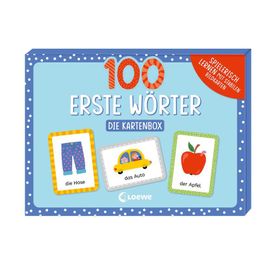 Loewe Verlag 100 erste Wörter - Die Kartenbox, Pappband