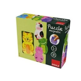 Goula Magnetisches Holzpuzzle Tiere