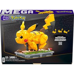 Mega Pokémon Motion Pikachu bewegliches Bauset Bauset, Mehrfarbig