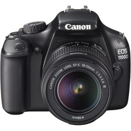 Reflexkamera Canon EOS 1100D - Schwarz + Objektiv EF-S 18-55MM