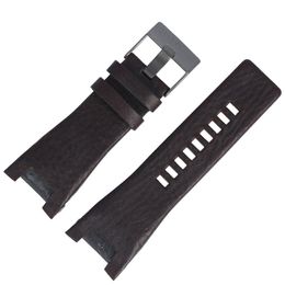 Diesel Uhrenarmband 30mm Leder Braun DZ-1216
