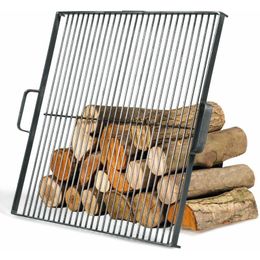 TRIZERATOP Grillrost aus Rohstahl 58x58 cm für Feuerschale 80 cm und 70x70cm