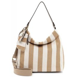 Tamaris Hobo Lou, mit Reißverschluss-Rückfach, beige