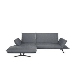 Koinor Ecksofa aus Flachgewebe Francis ¦ grau ¦ Maße (cm): B: 164 H: 93 T: 92