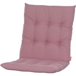siena GARDEN Sesselauflage ATRIA, 100 cm, Dessin Uni, 100% recyceltem Polyester, in verschiedenen Farben, rosa