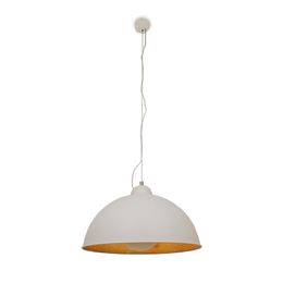 Kiom Hängeleuchte Pendelleuchte Everaldo sand white & gold Ø 54 cm E27 11050