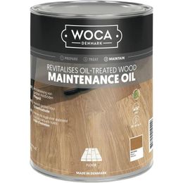 Pflegeöl zur Holzbodenpflege von allen geölten Holzböden weiß 2,5 Liter - Woca