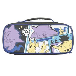 HORI Spielekonsolen-Tasche Switch Tasche Cargo Pouch Compact - Pikachu, Gengar & Mimigma, schwarz