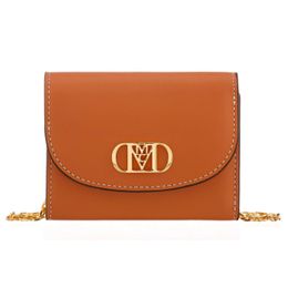 MCM Geldbörse Mini Mena Flap Wallet, mit gMCM-Logo vorne, braun