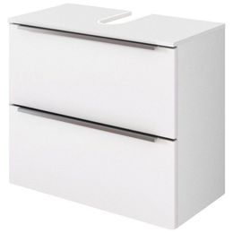 HELD MÖBEL HELD MÖBEL Waschbeckenunterschrank Matera Breite 60 cm, mit matten MDF-Fronten und Softclose-Funktion, weiß