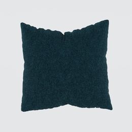 MYCS Kissen - Jeansblau, 50x50cm - Vegane Wolle, individuell konfigurierbar