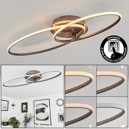 hofstein Harpeth Deckenleuchte LED Nickel-Matt, 1-flammig