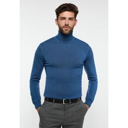 Eterna Strickpullover rauchblau S S Rollkragen