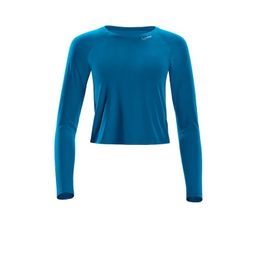 WINSHAPE Langarmshirt »AET119LS« Cropped Functional Light and Soft teal green M M Cropped Long Sleeve Top mit Rundhalsausschnitt