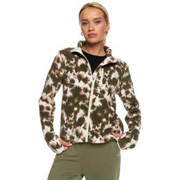 Roxy Fleecepullover »Easy Like An Hike« Deep Lichen Green Nimal L L Recyceltes Material: recyceltes Polyester-Material