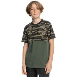 Quiksilver T-Shirt »Essential Block« Tarmac Tiger Camoo Y Apparel 8(125-130cm) 8(125-130cm) Material: Leichter reiner Baumwollstoff