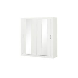 Schiebetürenschrank Duca - weiß - 200 cm - 215 cm - 60 cm - Sconto