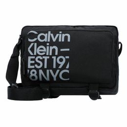 Calvin Klein Jeans Sport Essentials Umhängetasche 14.5 cm black - overcast grey print