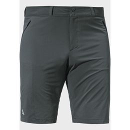 Schöffel Bermudas SCHÖFFEL "Shorts Hestad M" Gr. 48, Normalgrößen, grau (9830, grau) Herren Hosen Outdoor-Hosen