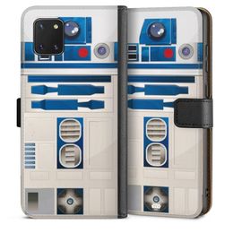 DeinDesign Handyhülle Star Wars R2D2 Fanartikel R2D2 Closeup - Star Wars, Samsung Galaxy Note 10 lite Hülle Handy Flip Case Wallet Cover, schwarz