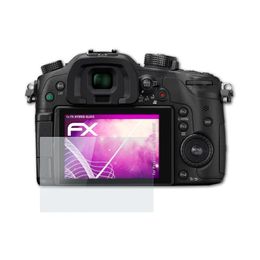 atFoliX Schutzfolie Panzerglasfolie für Panasonic Lumix DMC-GH2K, Ultradünn und superhart, weiß