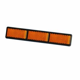 HR Autocomfort Reflektor-Aufkleber Triple Reflektor Katzenauge Rückstrahler 22 cm orange