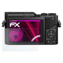 atFoliX Schutzfolie Panzerglasfolie für Panasonic Lumix DC-GX850, Ultradünn und superhart, weiß