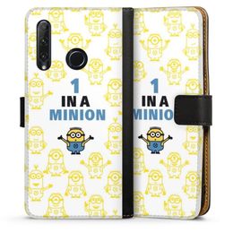 DeinDesign Handyhülle Minions Ich – Einfach unverbesserlich Bob 1 in a Minion, Huawei Honor 20 Lite Hülle Handy Flip Case Wallet Cover, schwarz