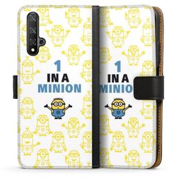 DeinDesign Handyhülle Minions Ich – Einfach unverbesserlich Bob 1 in a Minion, Huawei Nova 5T Hülle Handy Flip Case Wallet Cover Handytasche Leder