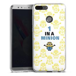 DeinDesign Handyhülle Minions Ich – Einfach unverbesserlich Bob 1 in a Minion, Huawei Honor 9 Lite Silikon Hülle Bumper Case Handy Schutzhülle, weiß