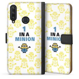 DeinDesign Handyhülle Minions Ich – Einfach unverbesserlich Bob 1 in a Minion, Huawei Y6p Hülle Handy Flip Case Wallet Cover Handytasche Leder